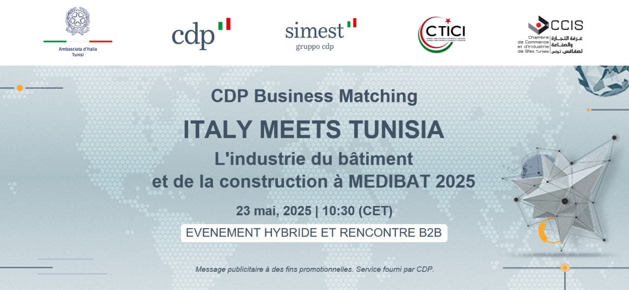 The new “CDP Business Matching” digital platform, the subject of an ...